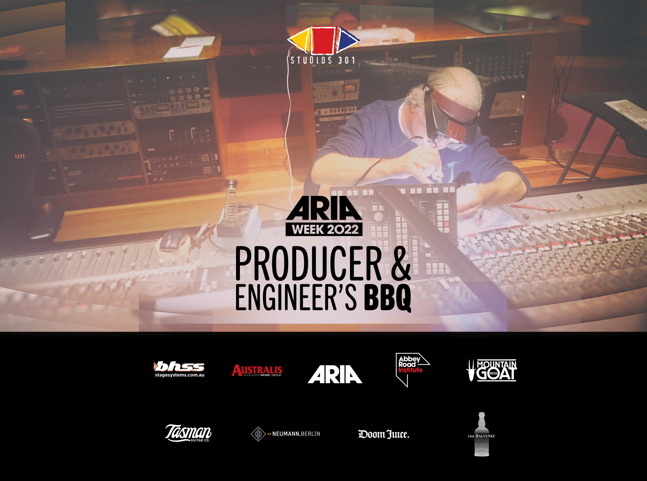 ARIA Week 2022 - Producer & Engineer’s BBQ — Studios 301